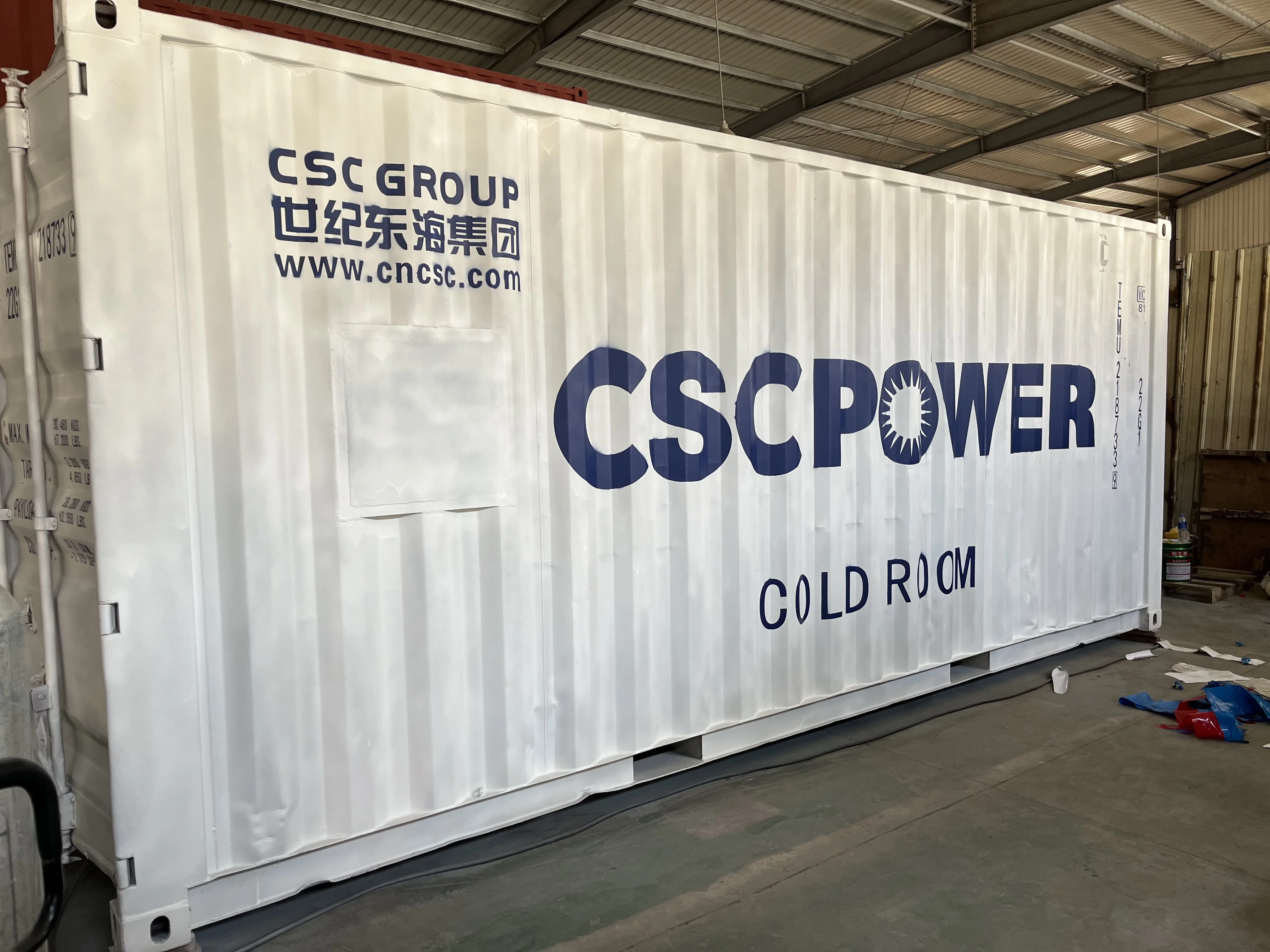 20ft And 40ft Solar Power Container Cold Room For Storage Fish Chicken ...