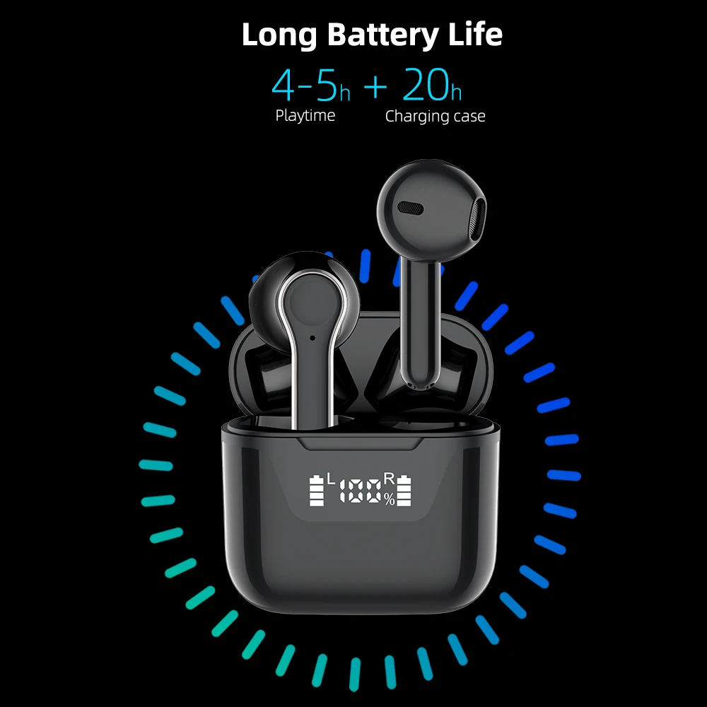 Custom Tws Wireless Earbuds Headset Dj In Ear Headphones Logo J101 Tws ...