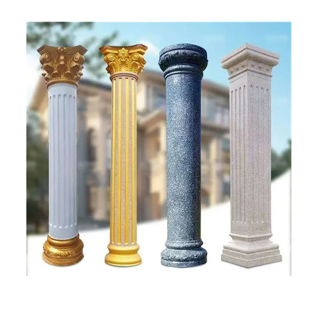 Concrete Columns Mold Concrete Pillar Roman Stone Column For Decorative ...