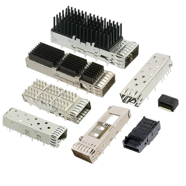 1x1 Optical Fiber Socket Port Sfp Sfp+ Sfp28 Qsfp+ Qsfp28 Qsfp-dd Cage ...