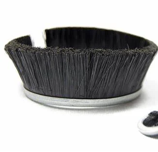 High Quality Nylon Bristle Sealing Strip Brush - Flexible Rubber H Profile