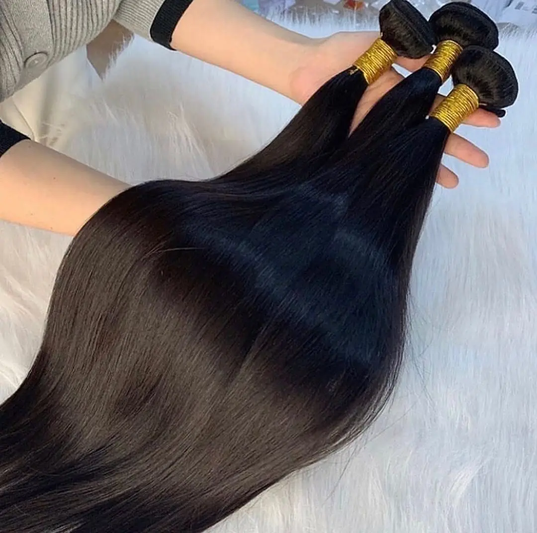 32 34 36 38 Malaysian Indian Straight Cuticle Hair Weave Bundles