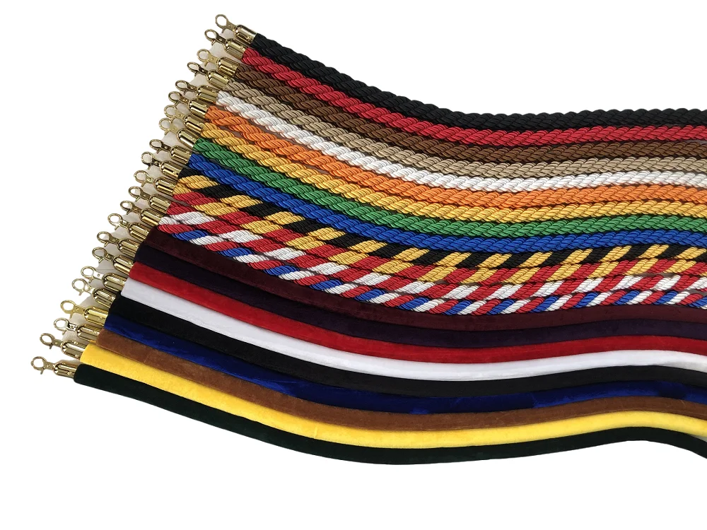 Crown Top Gold Barriers - Elegant Crowd Control Solutions