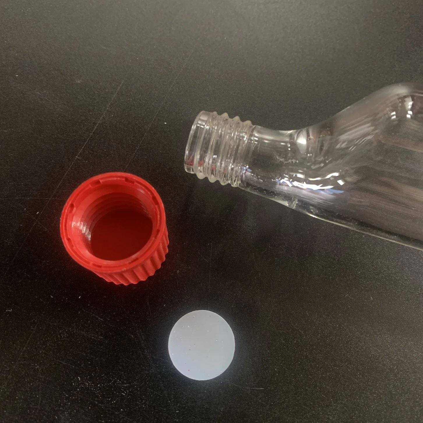 Laboratory Glass Use Customized Red Lid Screw Lid Mojonnier Fat ...