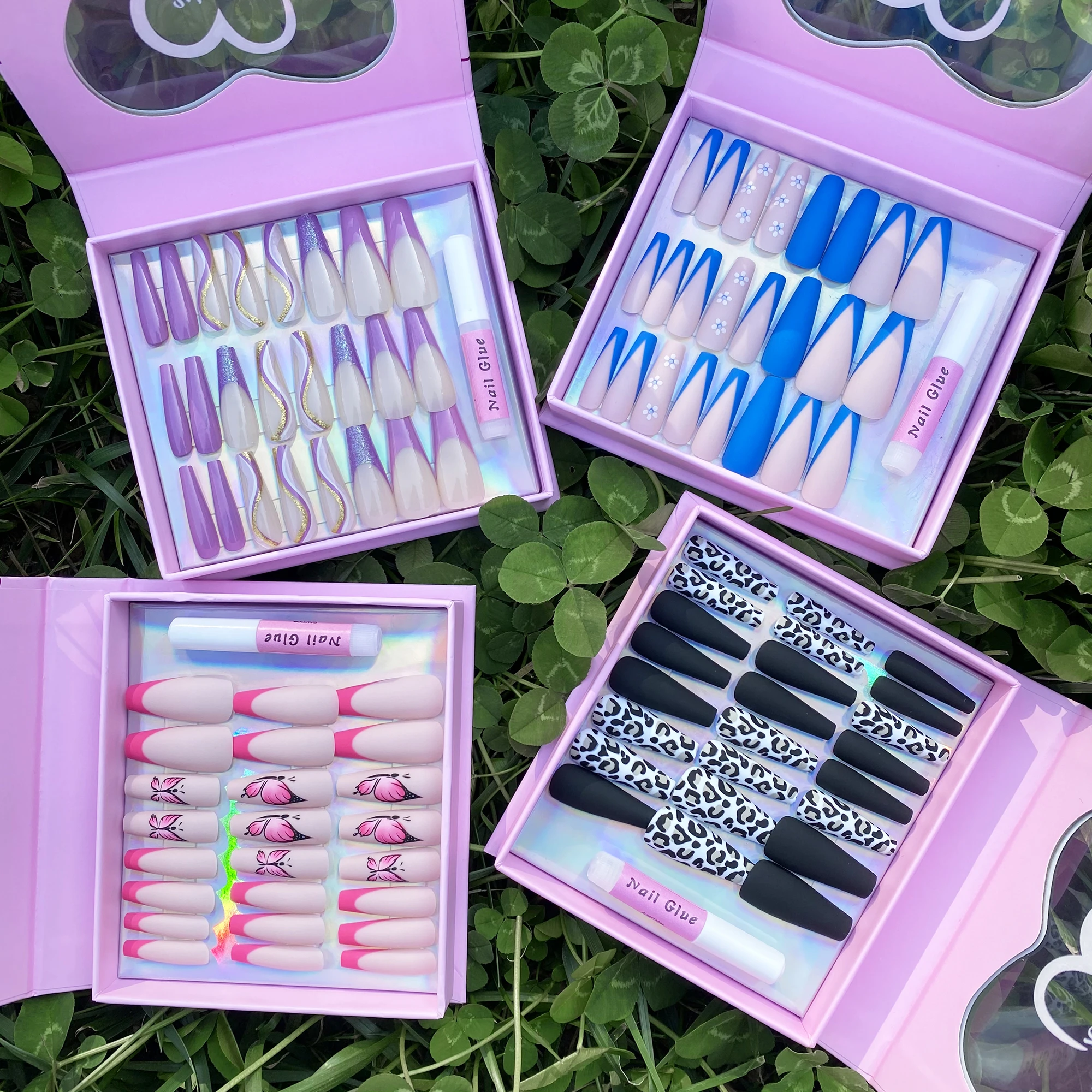 Wholesale Fake Nail Custom Private Label Nails Press On Nails And ...