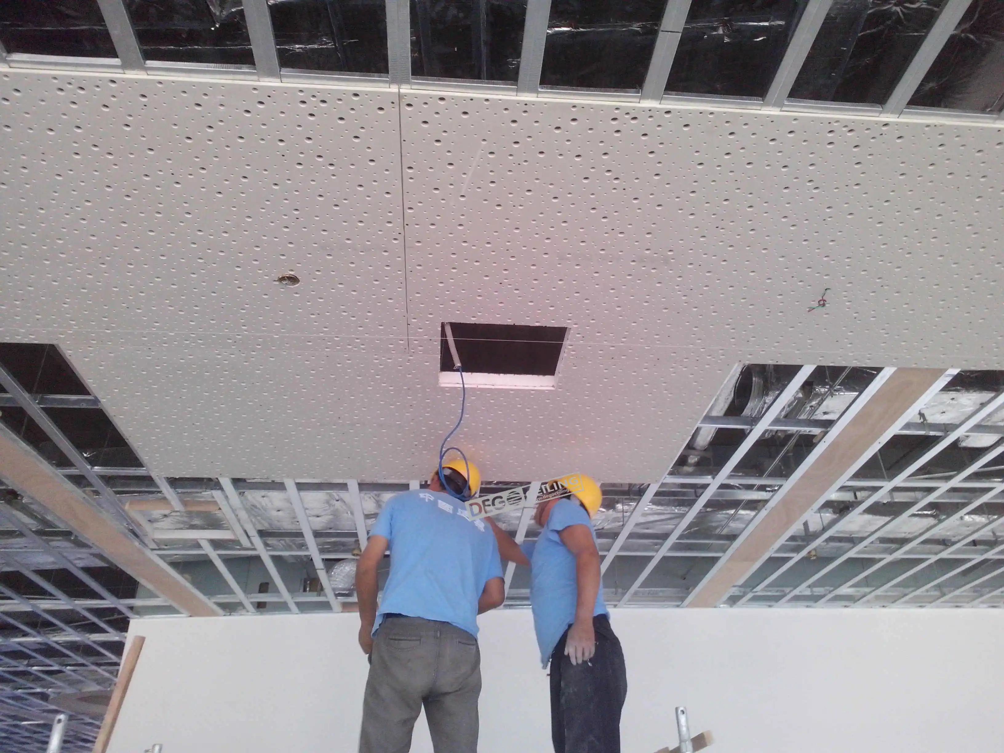 Perforated Gypsum Board Ceilings - Fireproof & Sound Absorbent