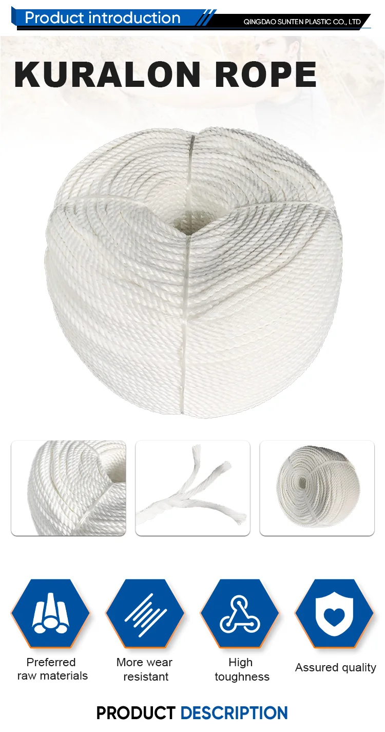 E-NUO Kuralon Rope - Durable, High-Tenacity Twisted Rope