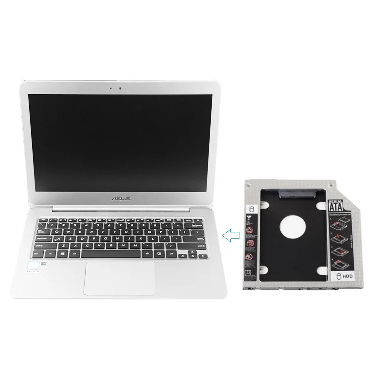 Second Hdd Caddy 2nd Sata Hdd Hard Disk Drive Bay For Laptops Cd-rom ...