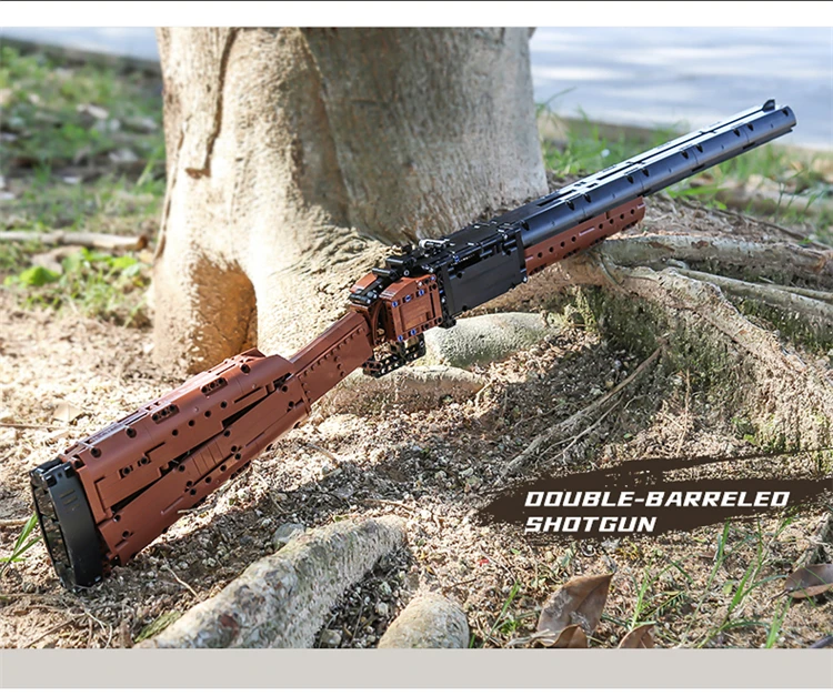 Wholesale Mould King 14016 Double-Barreled Shotgun DIY Toy