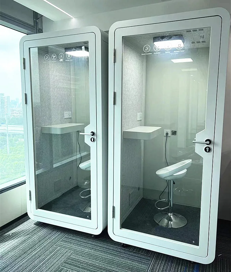 Quiet Work Pods - Soundproof Booths for Privacy & Focus