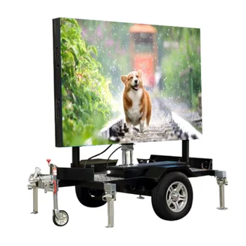 Led Sign On Trailer Billboard Display Mobile Advertising Electric ...
