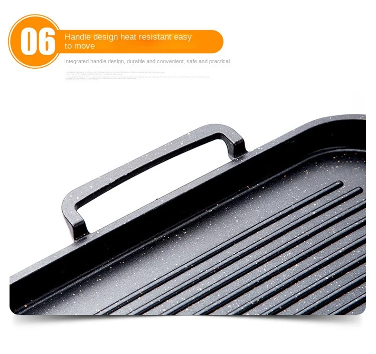Factory Hot Sale Aluminum Grill Plate Stove Top Grill Plate Bbq Grill ...