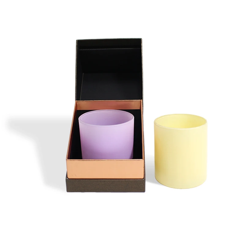 Clamshell Rigid Candle Box Slant Opening Luxury Gift Packaging Custom ...