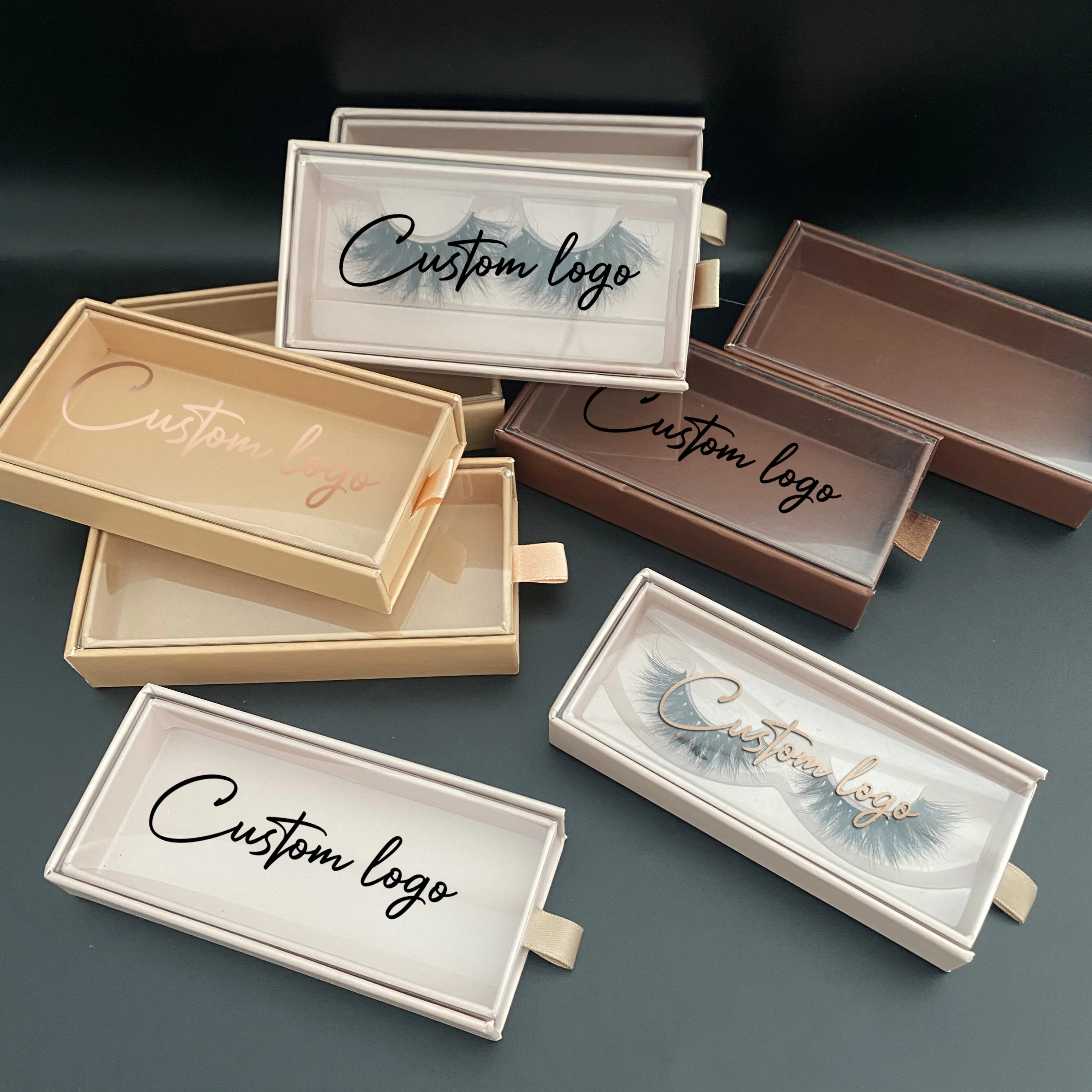 Magnetic Pvc Drawer Individual Box False Lash Packaging Private Label ...