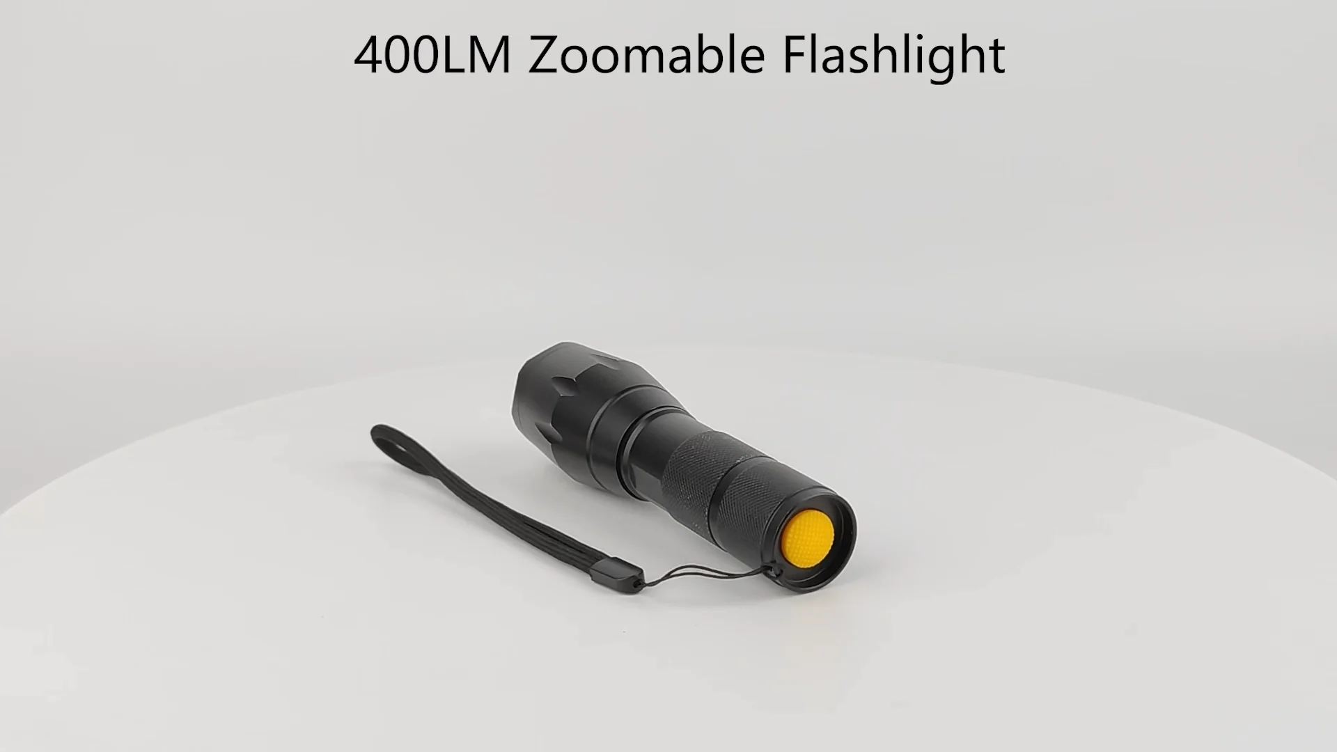 400lm Multifunction Aluminum Torch Light High Bright Zoom Flashlight ...