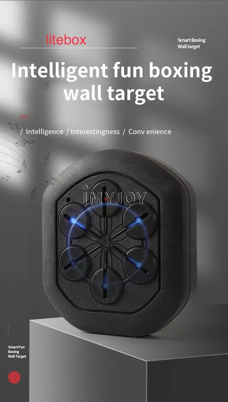 Mini Portable Wall Mounted Electronic Smart Music Liteboxer Indoor Kids ...