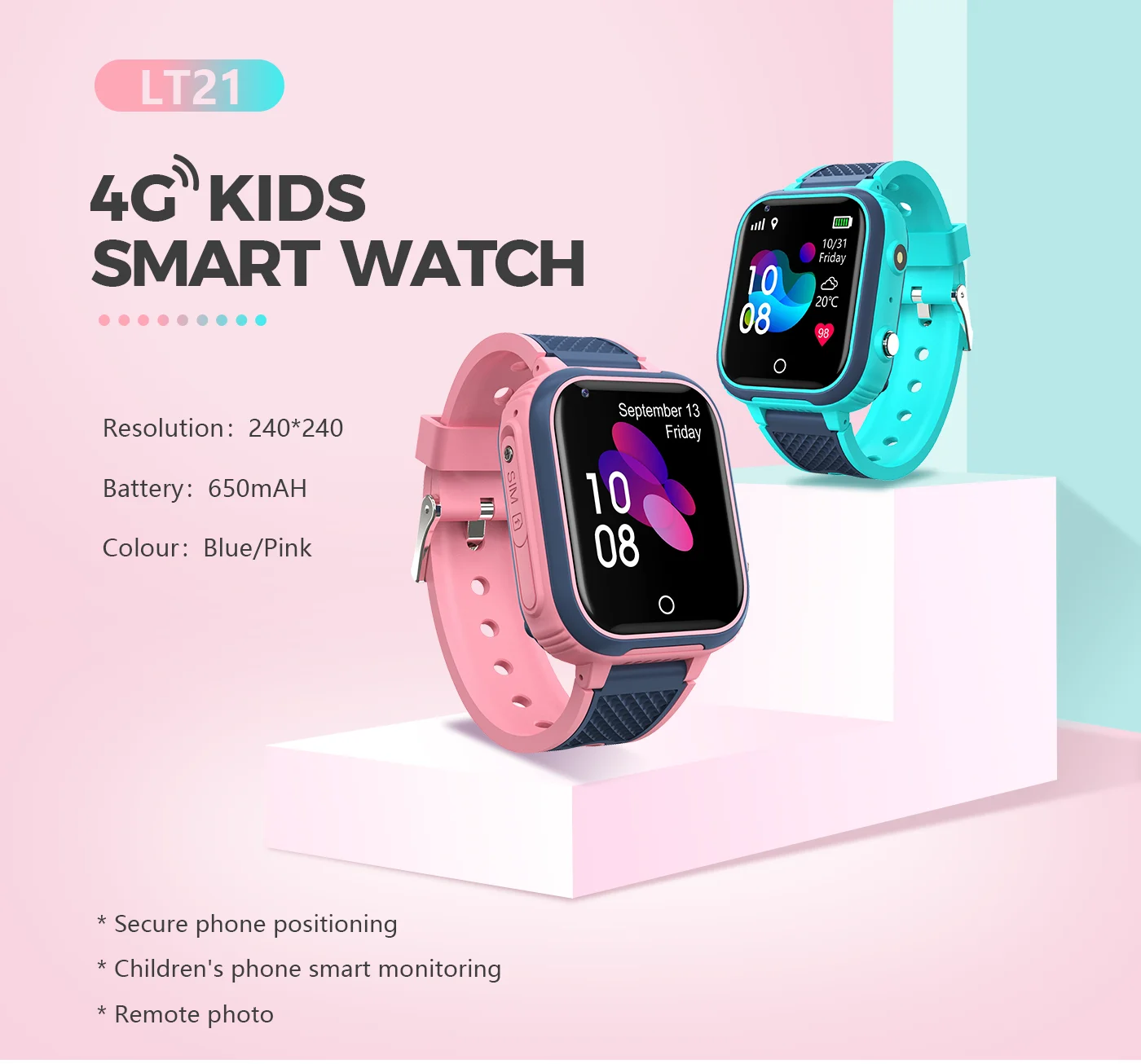 Tb21 Kids Smart Watch Sim Card 4g Video Call Waterproof Smart Bracelet ...
