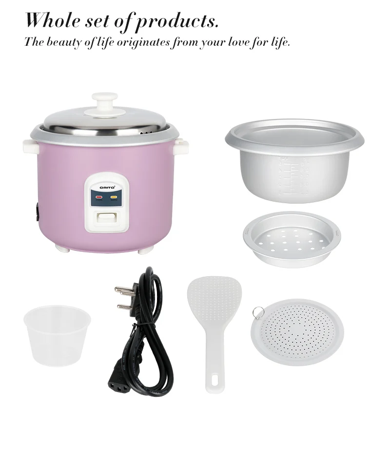 Hot Sell Jointless Body Electric Rice Cooker With Double Pot 0.6liter ...