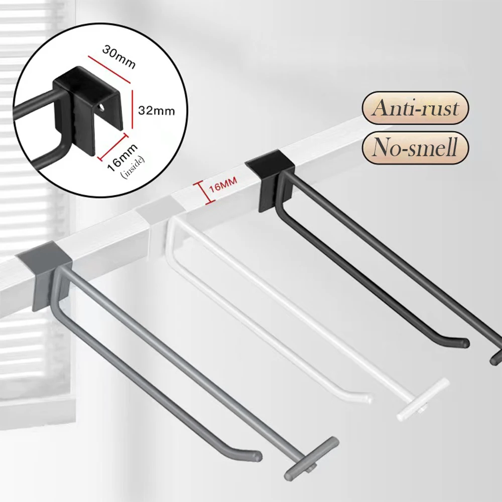 Customization Metal Pegboard Hook Supermarket Stainless Steel Display ...