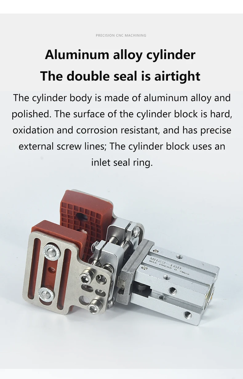Robot Parallel Gripper with Silicone Gasket & Adjustable Mount