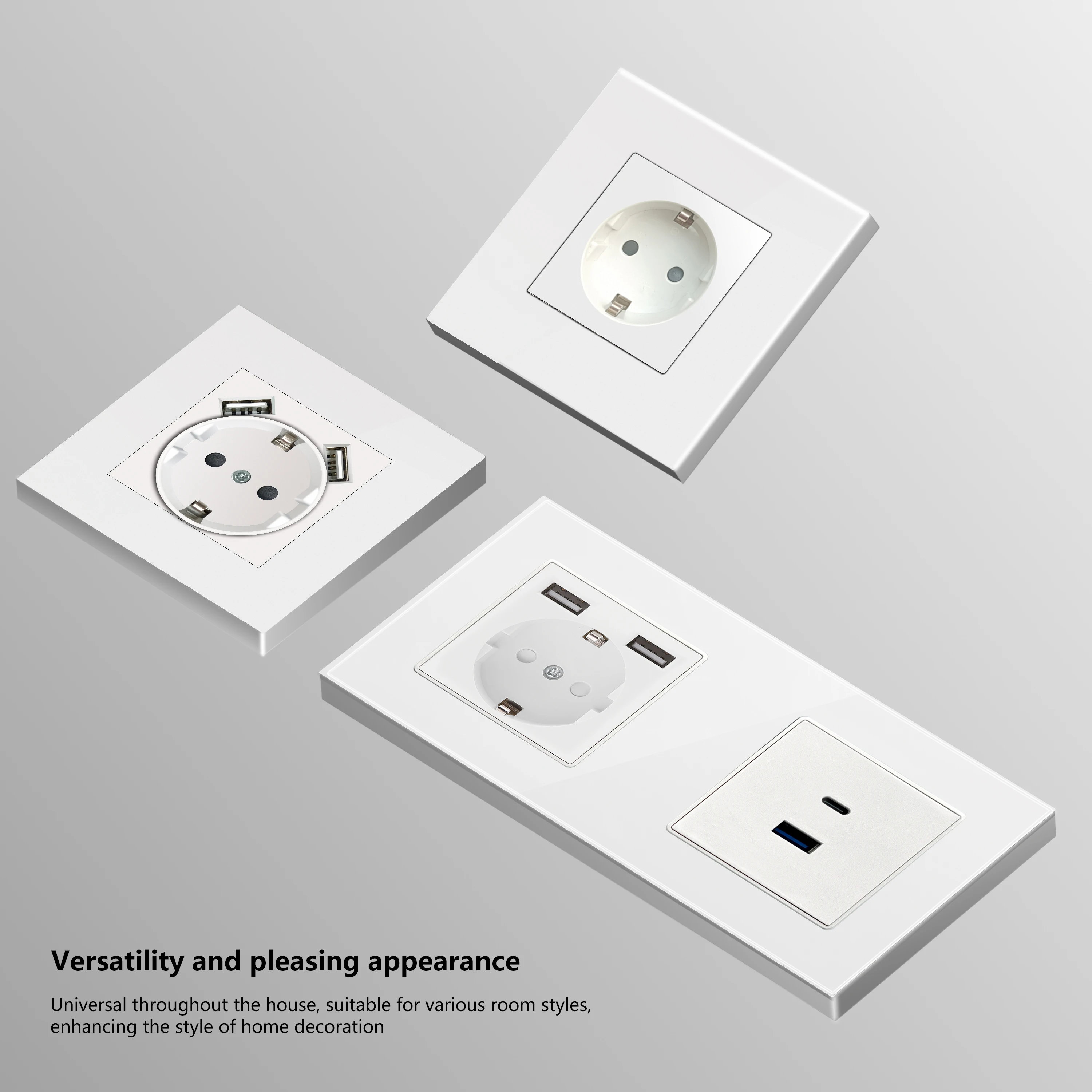 Traditional Switch Socket Wall Socket Type-c + Usb Socket Zhejiang ...