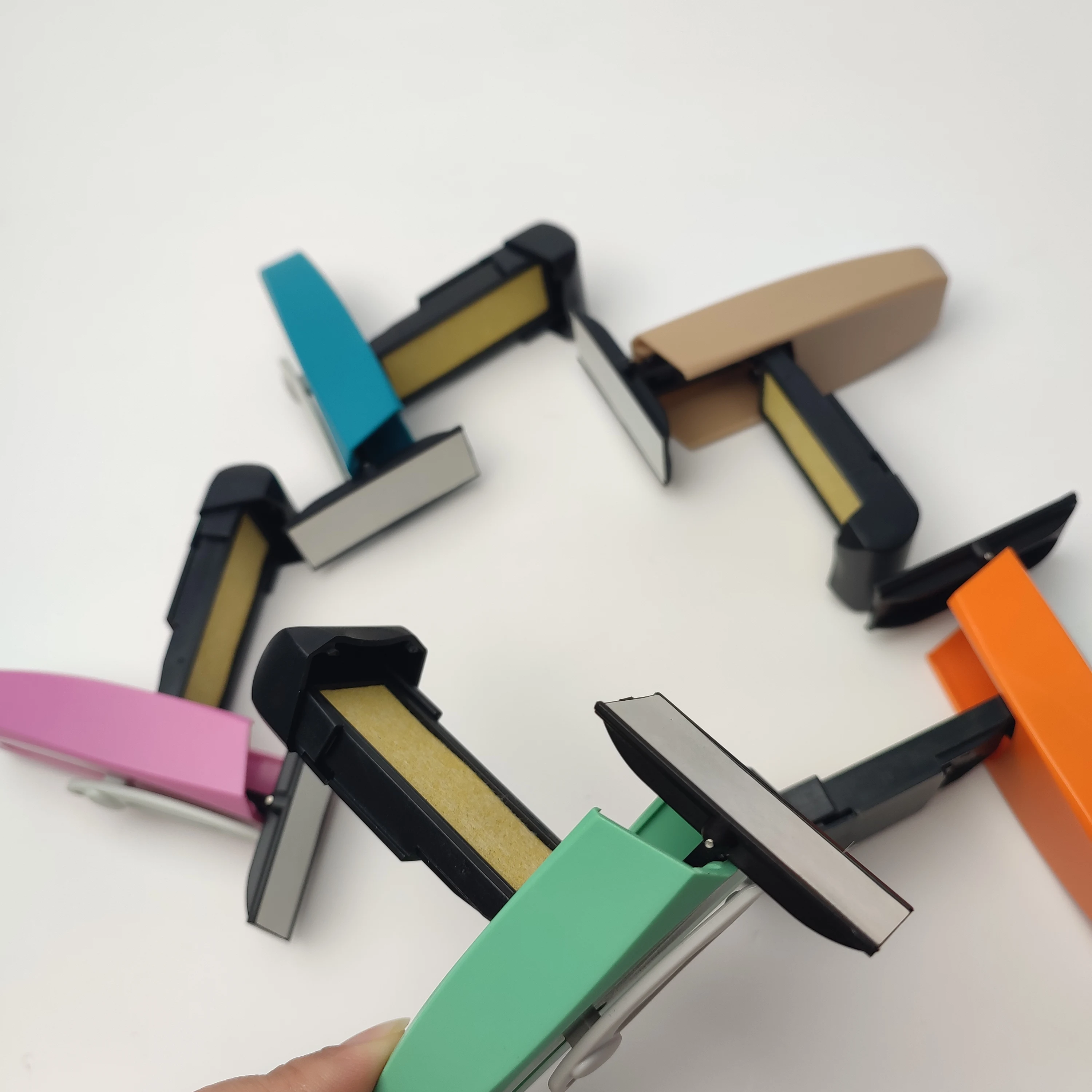 Portable Custom Automatic Personal Push Handy Name Logo Stamp Pen ...