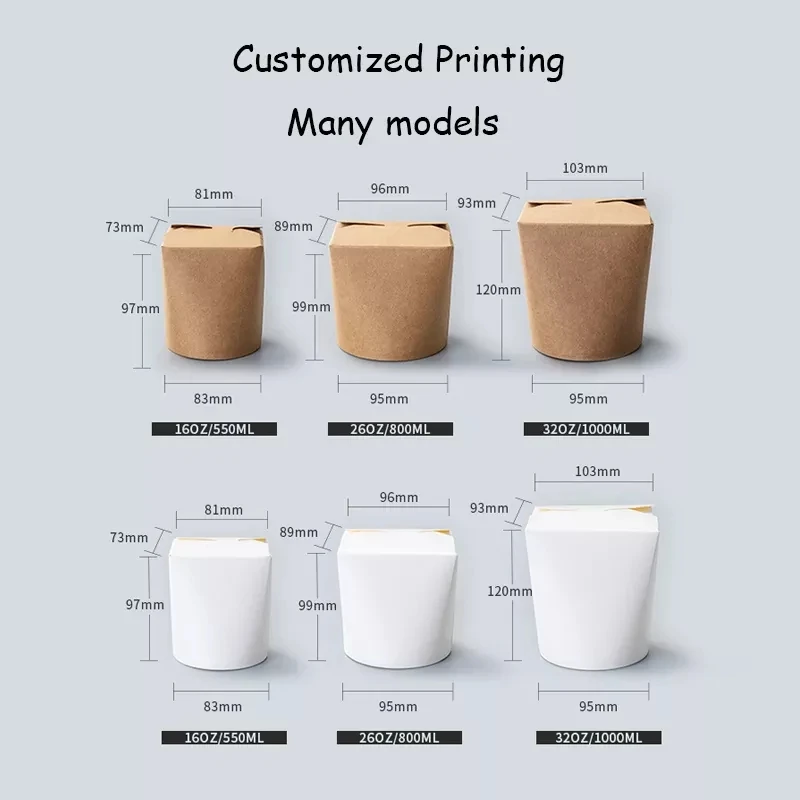 Custom Takeaway Noodle Kebab Takeout Food Boxes Takeaway Packaging ...