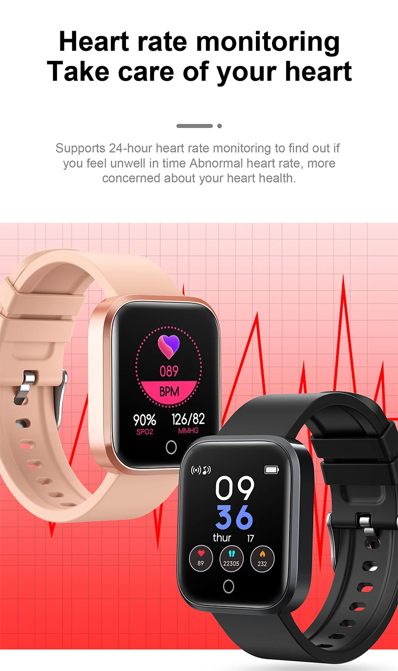 I9 Ip68 Waterproof Smart Watch Ce Rohs Relojes Inteligentes Sport ...