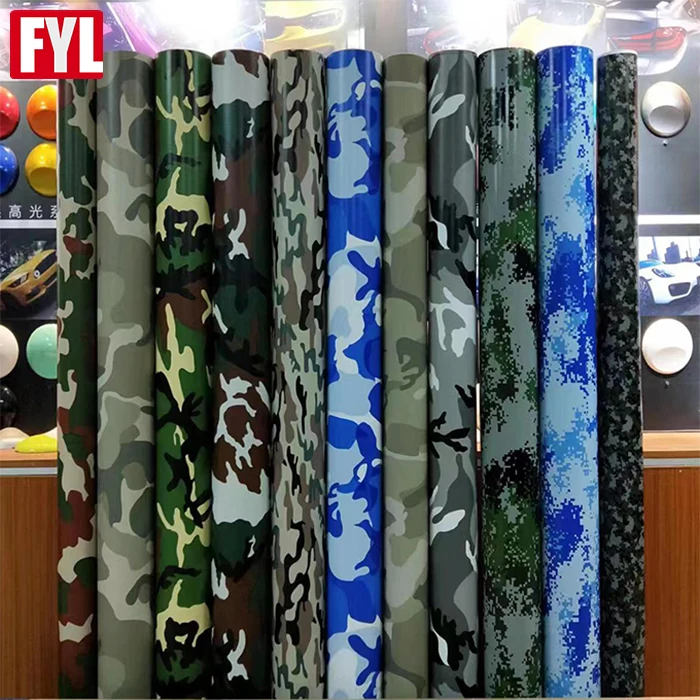 New Special Digital Printing Bape Ape Design Camouflage Car Vinyl ...