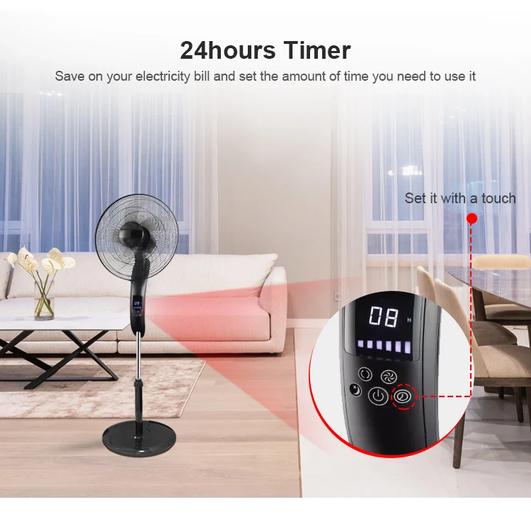 K-air Dc Fan Stand Air Cooler Floor Electric 18 Inch Bladeless ...