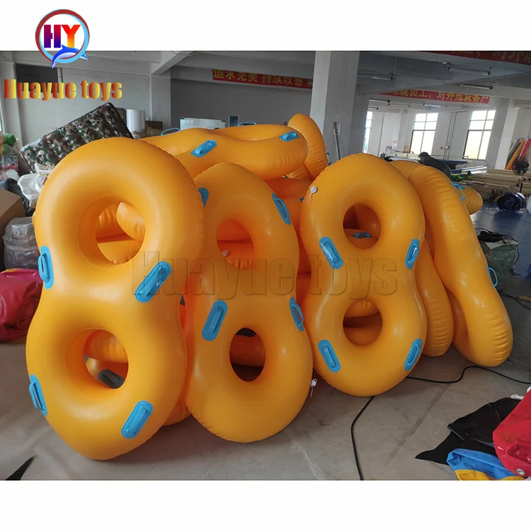 3-4 Person Pvc Water Park Rafts Water Slide Tube Family Round Tubing ...