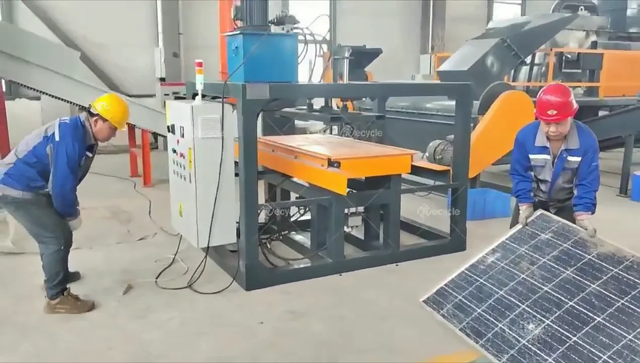 Patent Machine Bifacial Solar Panel Aluminum Frame Glass Removing ...