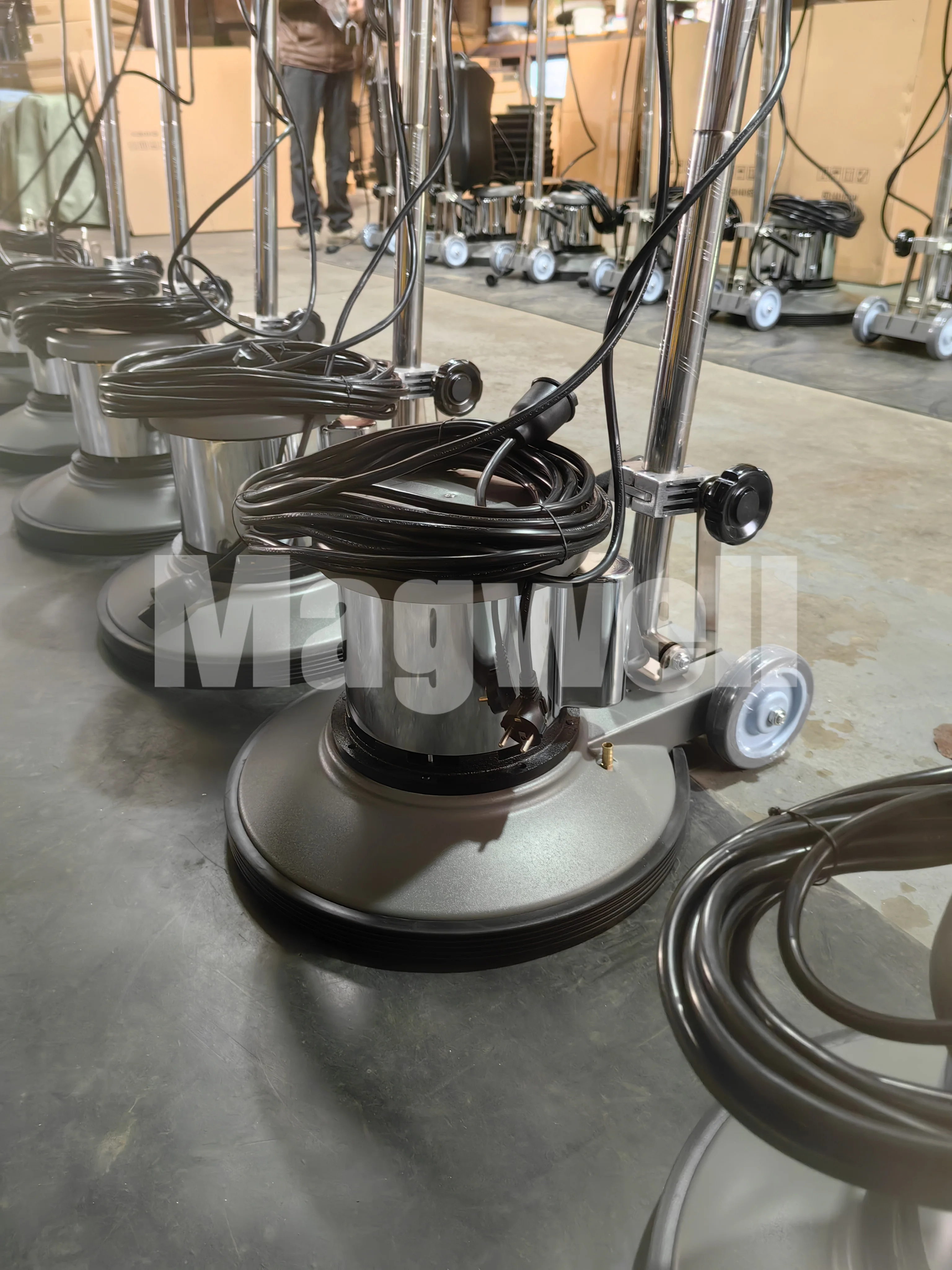 Fm20 Portable Small Manual Compact Automatic Walk Behind Floor Scrubber ...