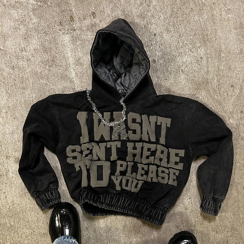 Luxury Unisex Cotton Puff Hoodies - Custom 3D Puff Print Design for B2B ...