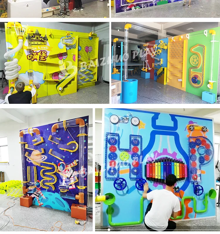 Ball Puzzle Mechanical Transmission Walls Games Sensory Toy Ball ...