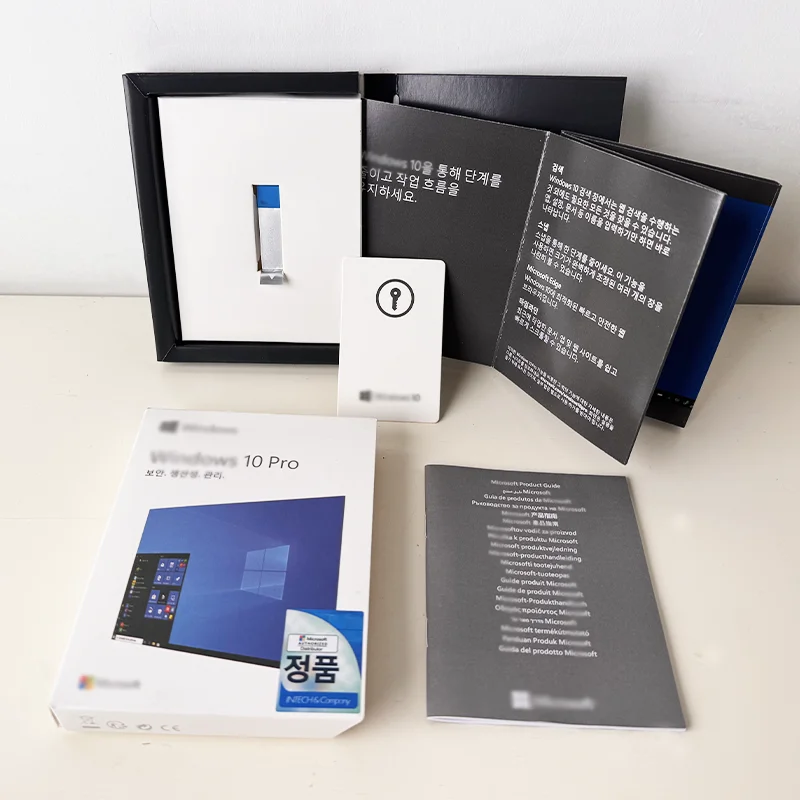 Win10 Pro Korean Version FPP Box USB3.0 COA Certification OEM Global ...