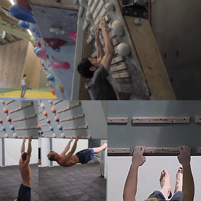 Wooden Hang Board/climbing Board For Doorway - Hand Strengthener ...