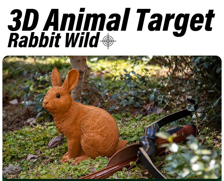 Durability and Waterproof Bow Shooting Target Realistic 3D Animal ...