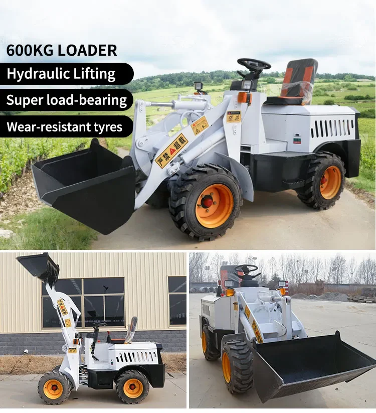 New Design 4x4 Mini Loader - High Load Moment & Versatility