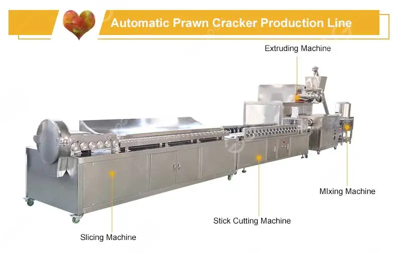 Prawn Cracker Making Line Prawn Cracker Maker Machine Shrimp Cracking ...