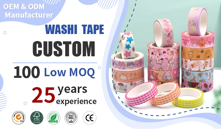 Custom Print Full Colored Journaling Dairy Decoration Adhesive Paper ...