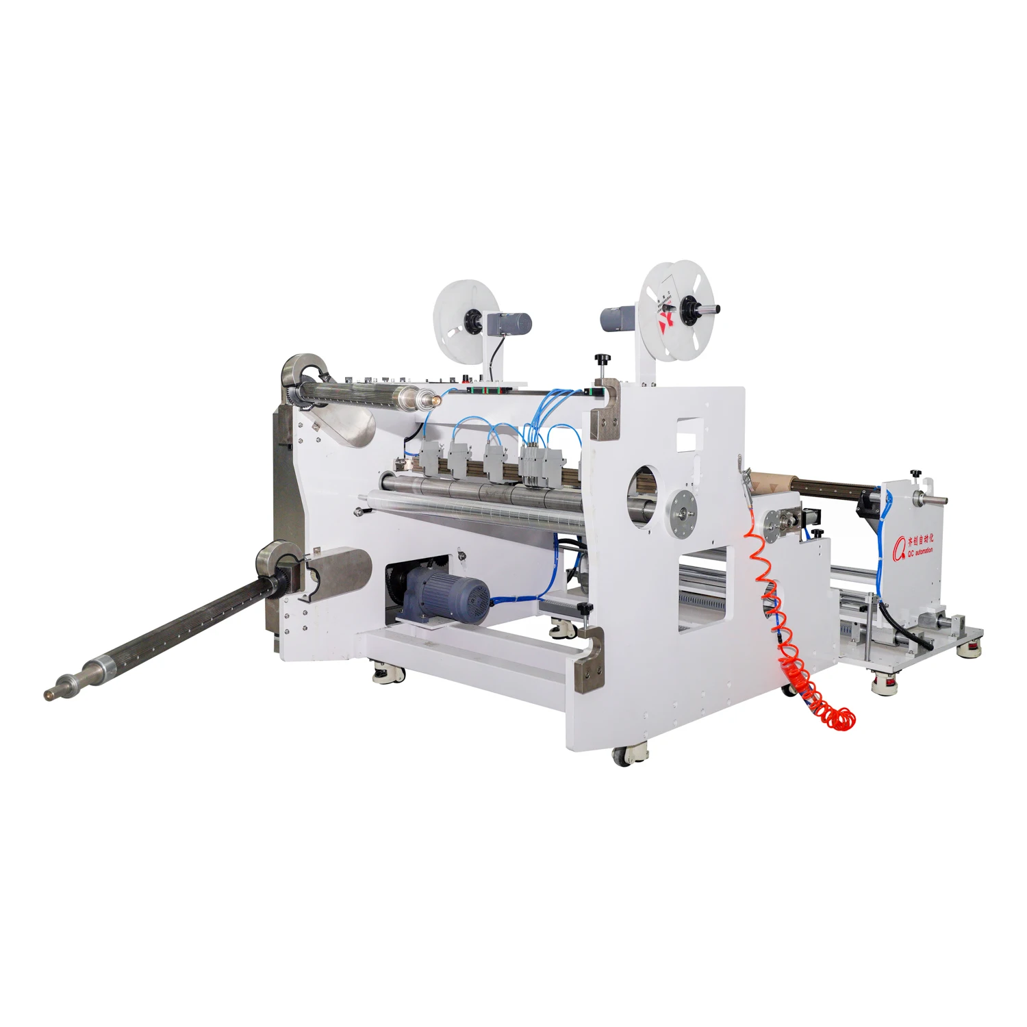 Automatic slip Staggered Winder Splitter External Plate Slitting ...
