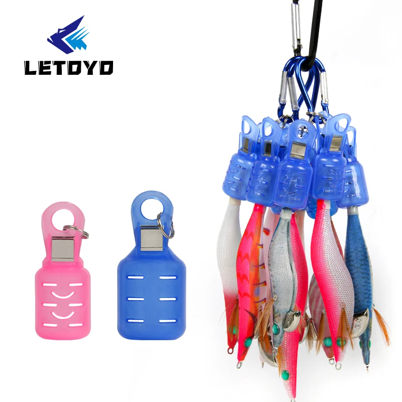 Letoyo Lt130847 Eging Egi Squid Jig Hook Cover Wood Shrimp Fishing Hook ...