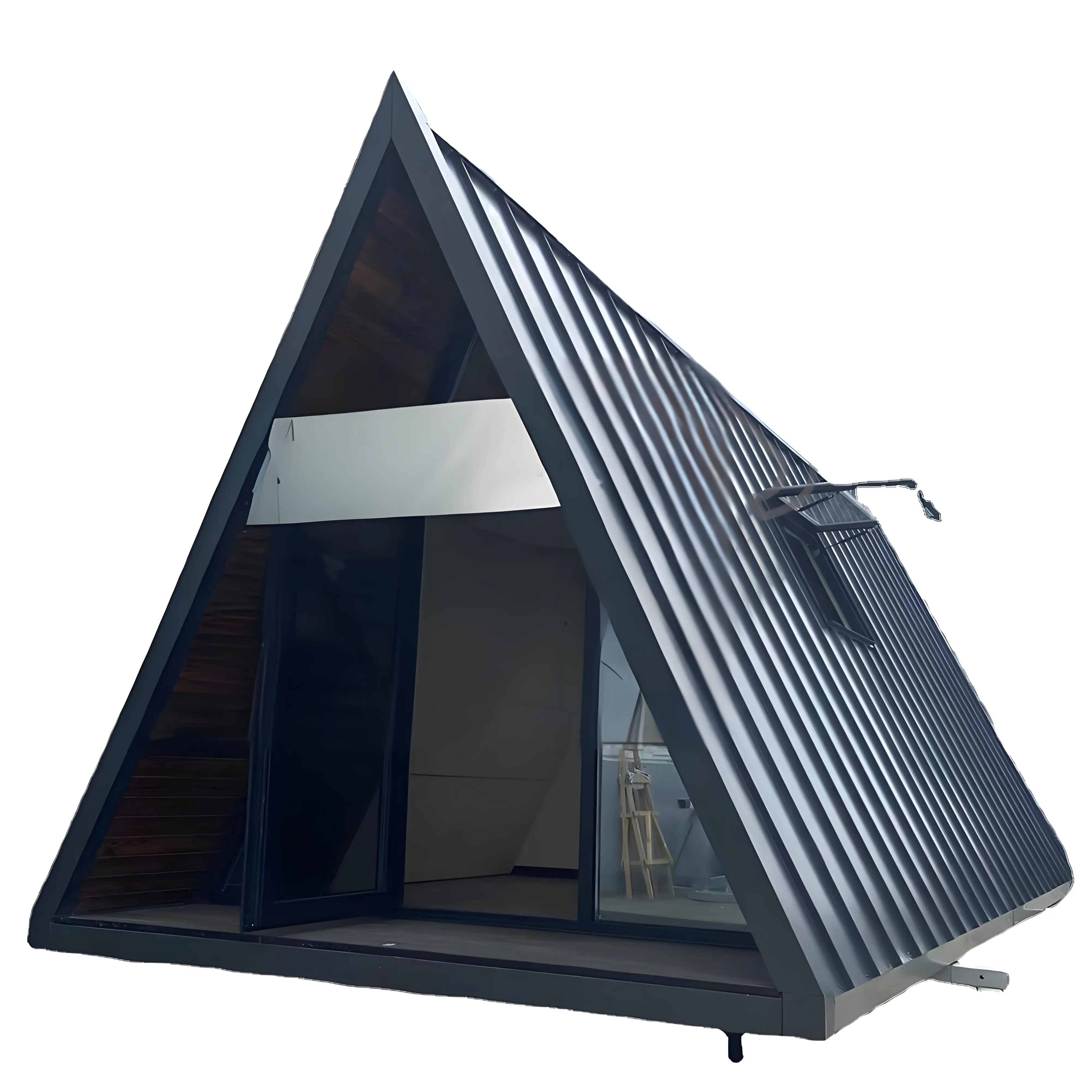 Frame House Prefabricated Modular Design Triangle Eco Tiny House Living ...