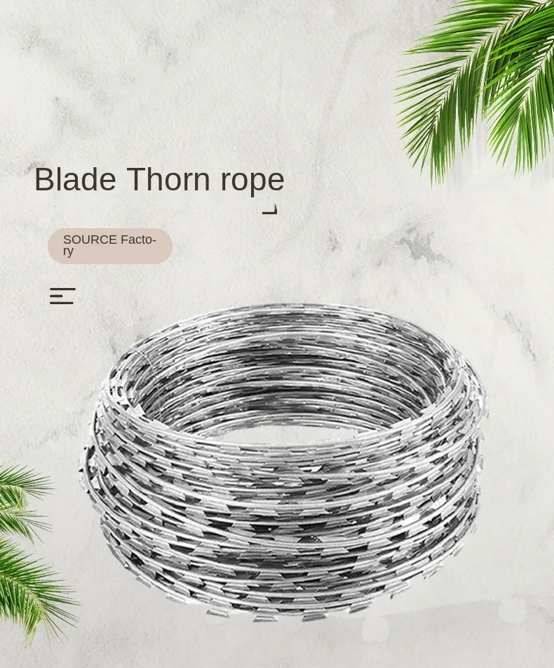 Factory Sale Various Barbed Wire Hot Zinc Plating High Rust Prevention ...