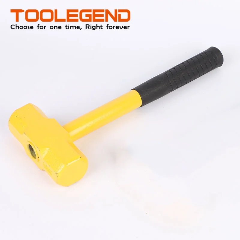 Steel Pipe Handle Octagon Hammer Wooden Handle Heavy-Duty Wall Breaking ...