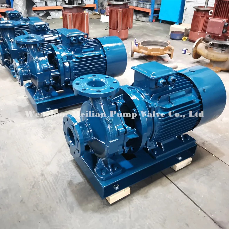 Isg200-200a Vertical Single Stage Single Suction Centrifugal Pump Cold Hot Water Pipeline ...