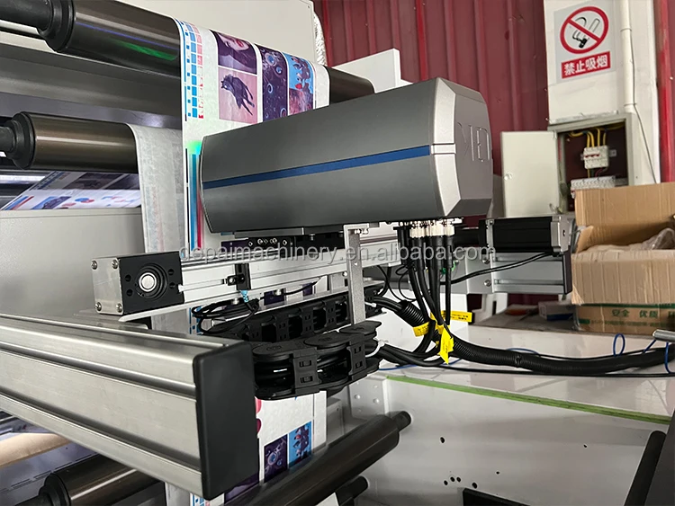 Small Multicolor Flexographic Printing Machine for Labels
