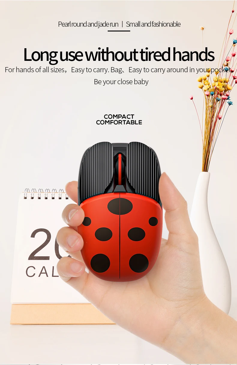 Bt Wireless Mouse Rechargeable Computer Mouse Wireless Silent Ergonomic ...