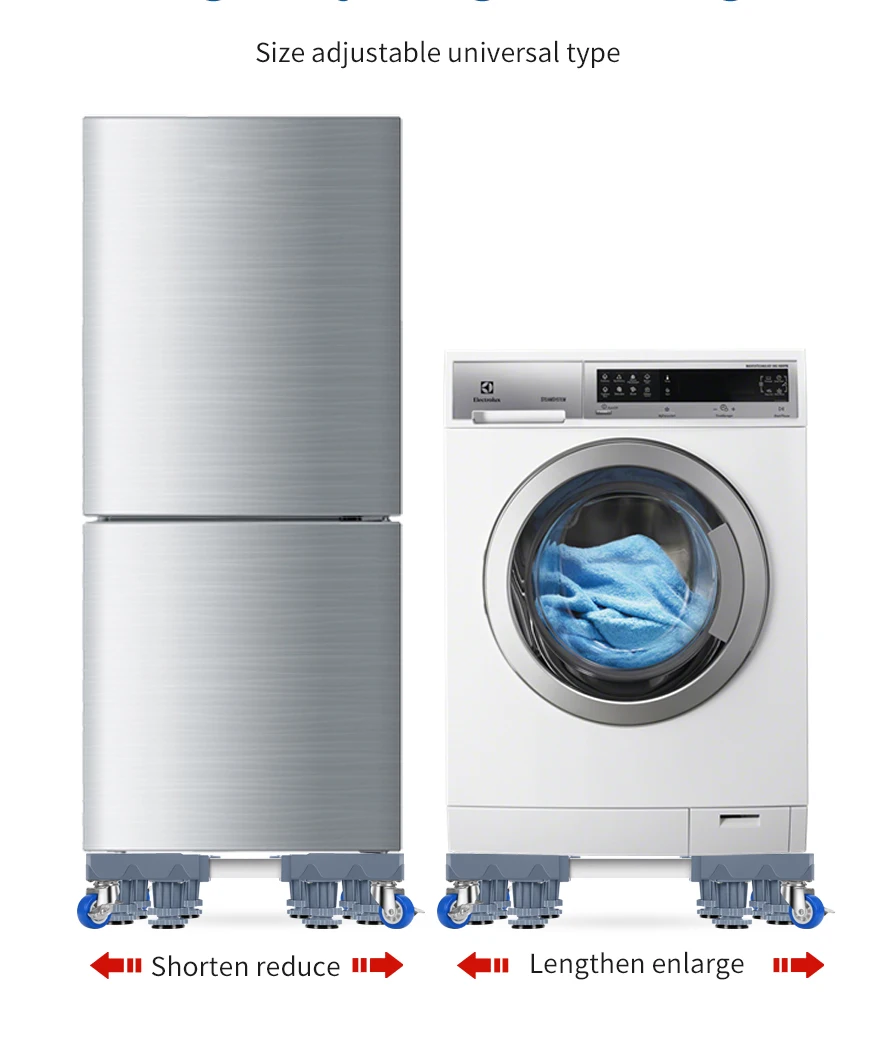 Multifunctional Washing Machine Base Adjustable Lifting Wheel Movable ...